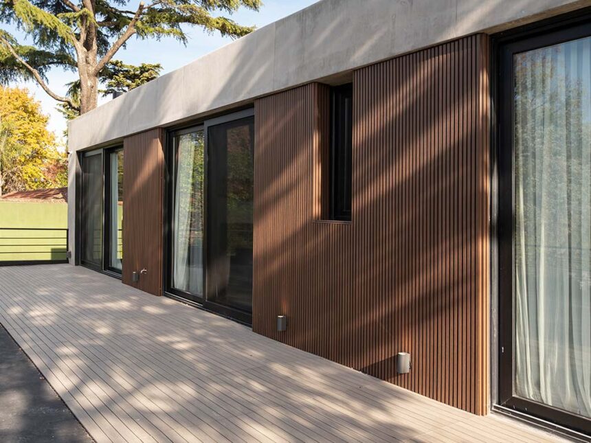 Revestimiento WPC acanalado simil madera | LifeCycle